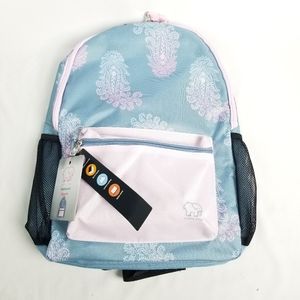 ivory ella | Bags | Ivory Ella 7 Lovely Blue Paisley Backpack | Poshmark